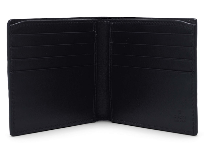 Gucci Bifold Wallet Signature Black in Leather - US