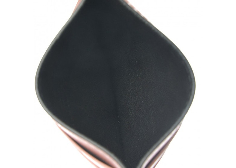 Gucci Card Case Microguccissima (5 Card Slot) Soft Pink in Calfskin Leather