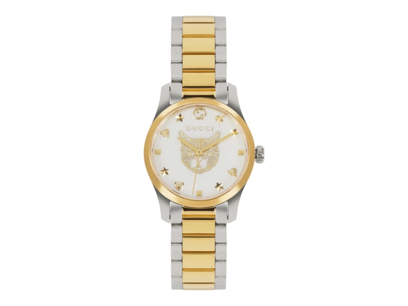 Gucci G-Timeless Bracelet YA1265012 27 mm in Stainless Steel - US