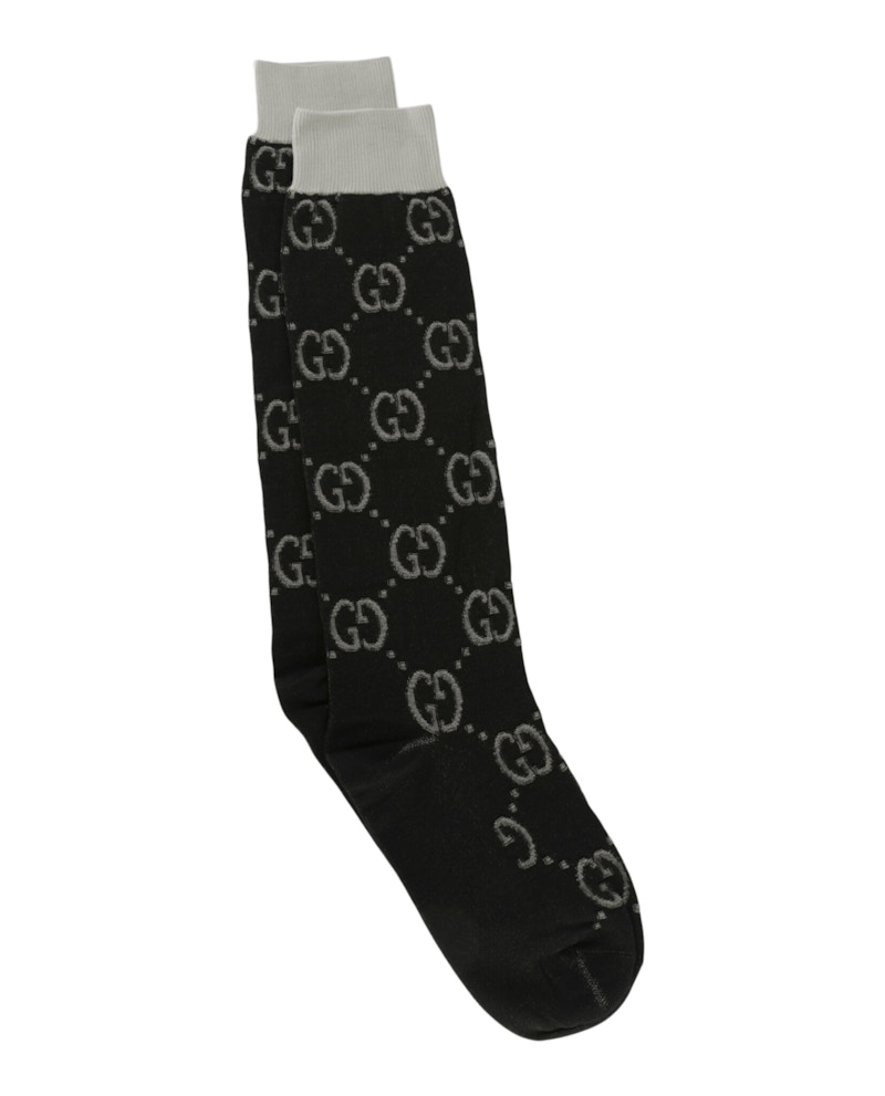 Gucci GG Colorblock Socks Black - US