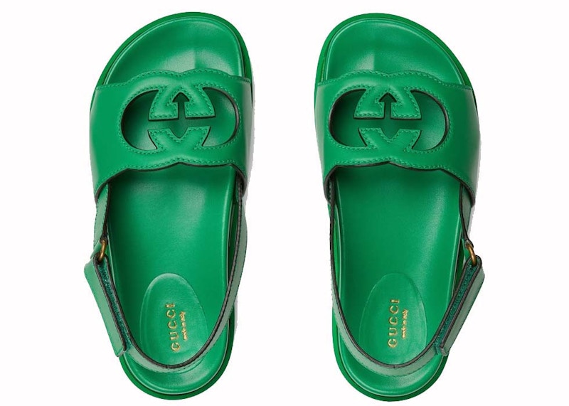 Gucci GG Platform Sandal Green (Women's) - 738687 US000 3727 - US