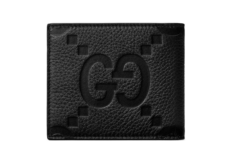 Gucci Jumbo GG Wallet Black in Jumbo GG Leather - US