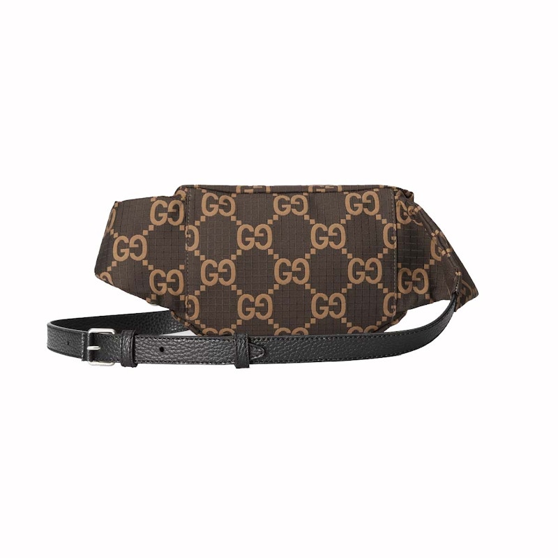 Gucci Large GG Polyester Belt Bag Ebony/Beige in Recycled Polyester ...