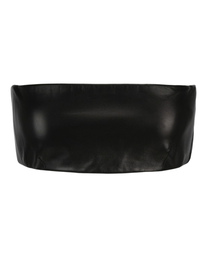 Gucci Leather Tube Top Black - US