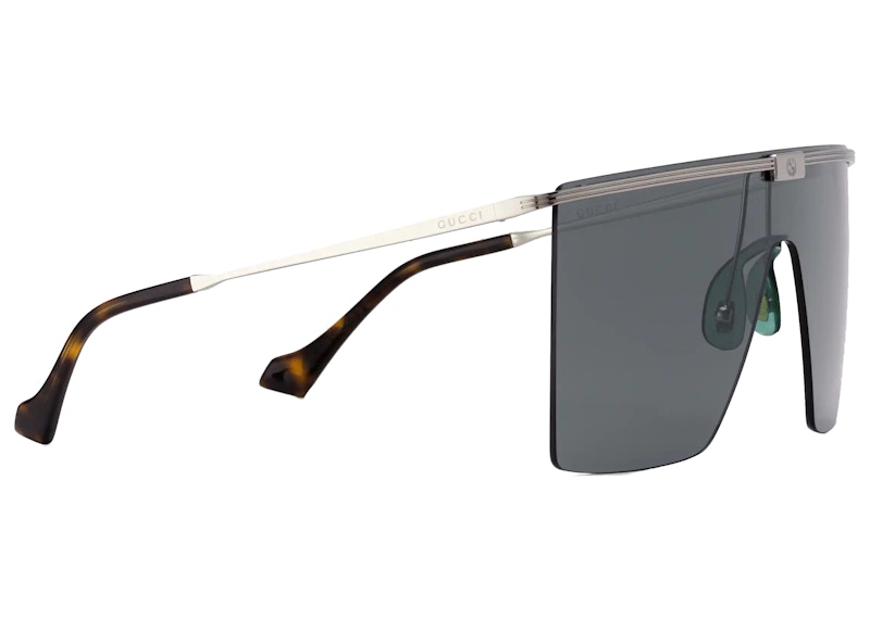 Gucci Mask Frame Sunglasses Silver (691352 I3330 8112) in Silver Metal - US