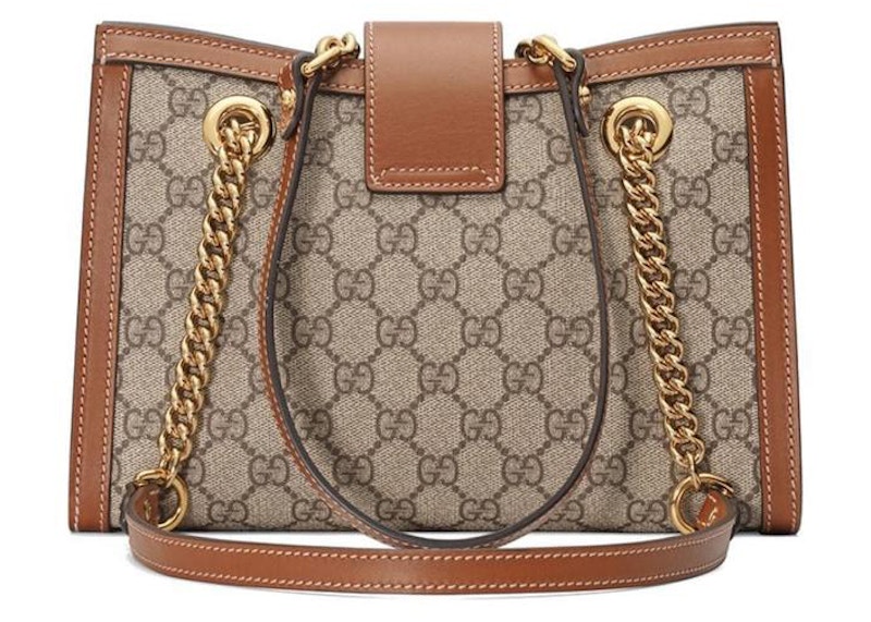 Gucci Padlock Tote Brown in Canvas with Gold-tone - US