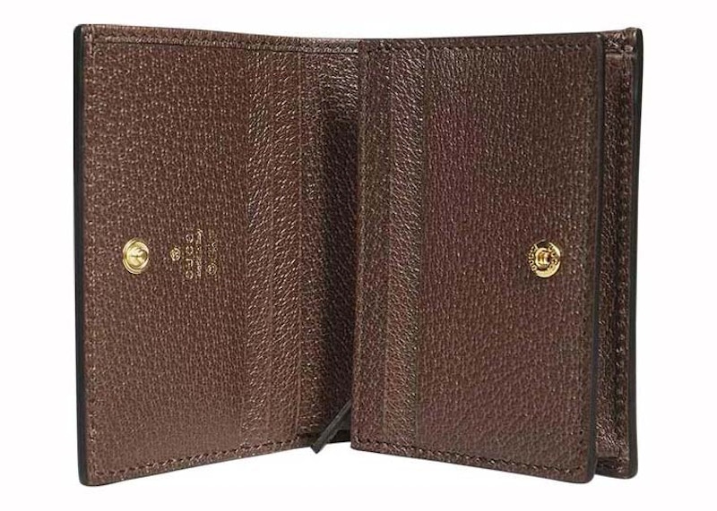 Gucci Rainbow and Stars Banana Print Card Case Beige in Canvas - US