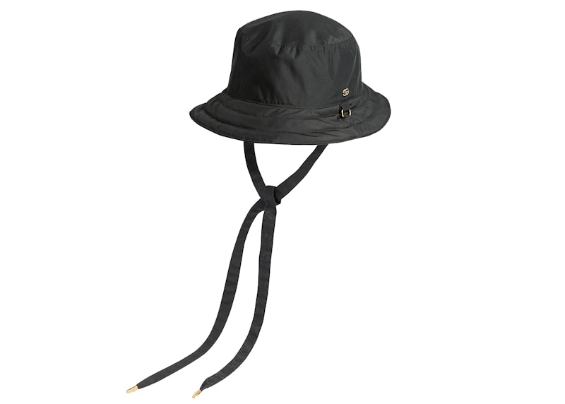Gucci Reversible Hat in GG Canvas and Nylon Black in Canvas/Nylon with ...