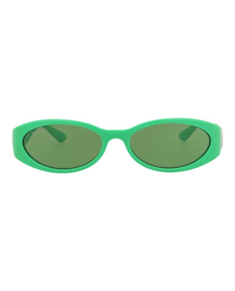 Gucci Round-Frame Injection Sunglasses Green Green Green (GG1660S ...