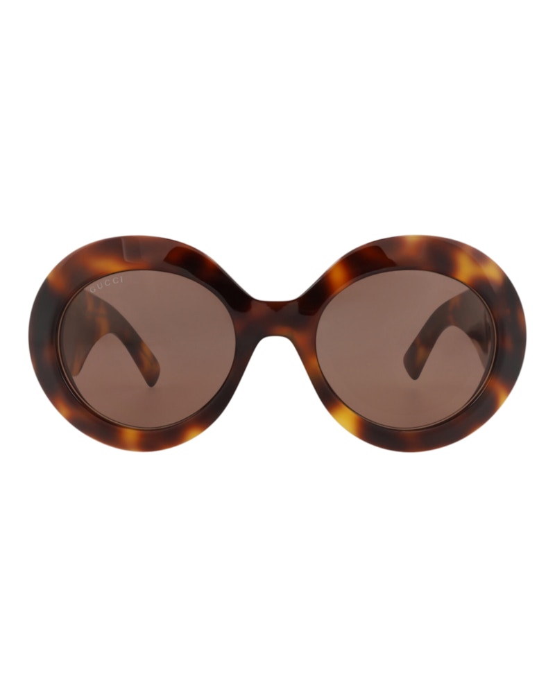 Gucci Round-Frame Recycled Acetate Sunglasses Havana Havana Brown ...