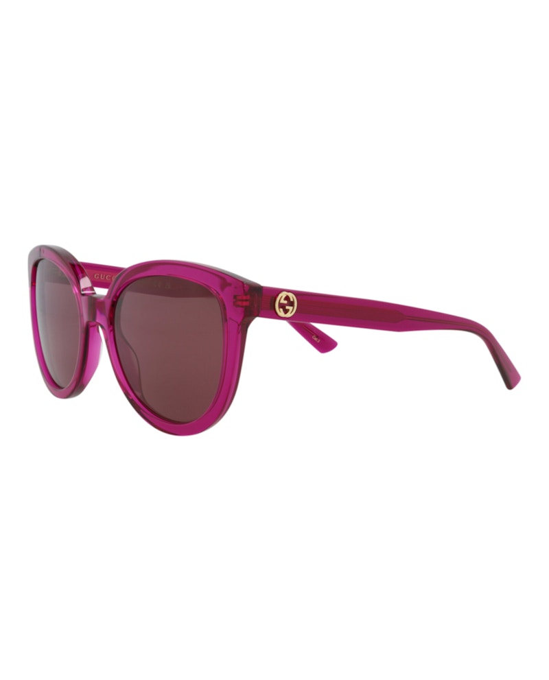 Gucci Round Oval Sunglasses Pink/Pink/Red (GG1315S-30013864-004) in ...