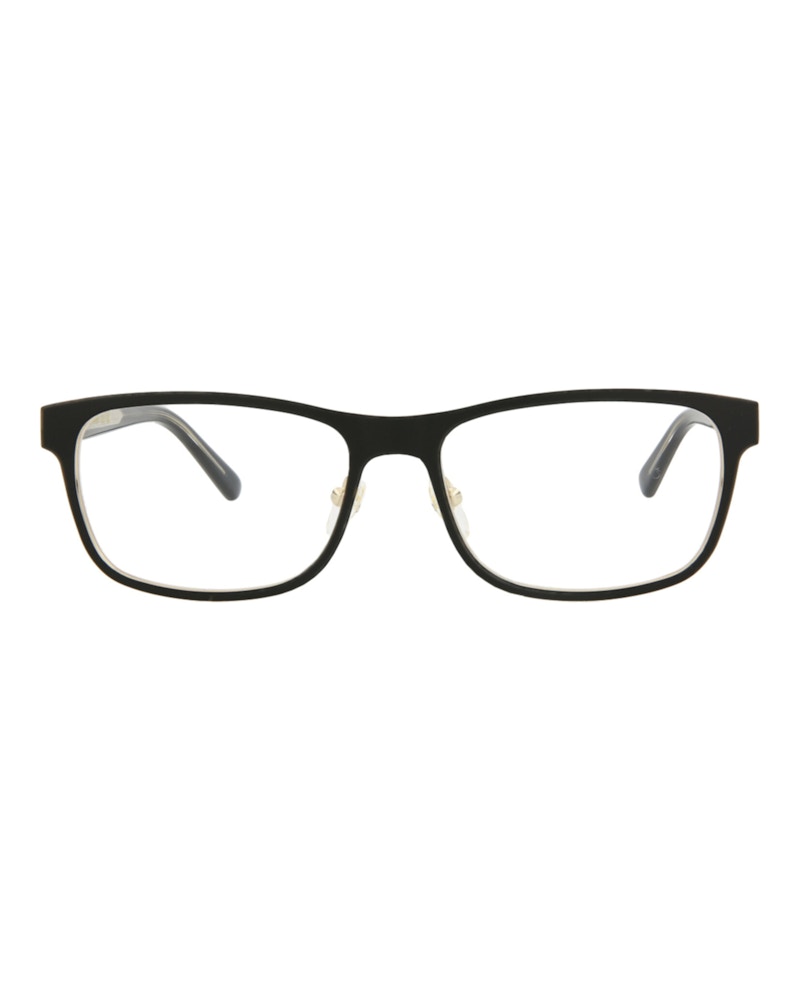 Gucci Square-Frame Metal Optical Frames Black Black Transparent ...