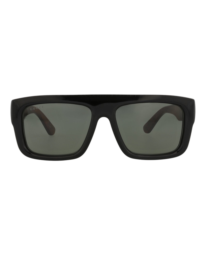 Gucci Square-Frame Recycled Acetate Sunglasses Black Black Grey ...