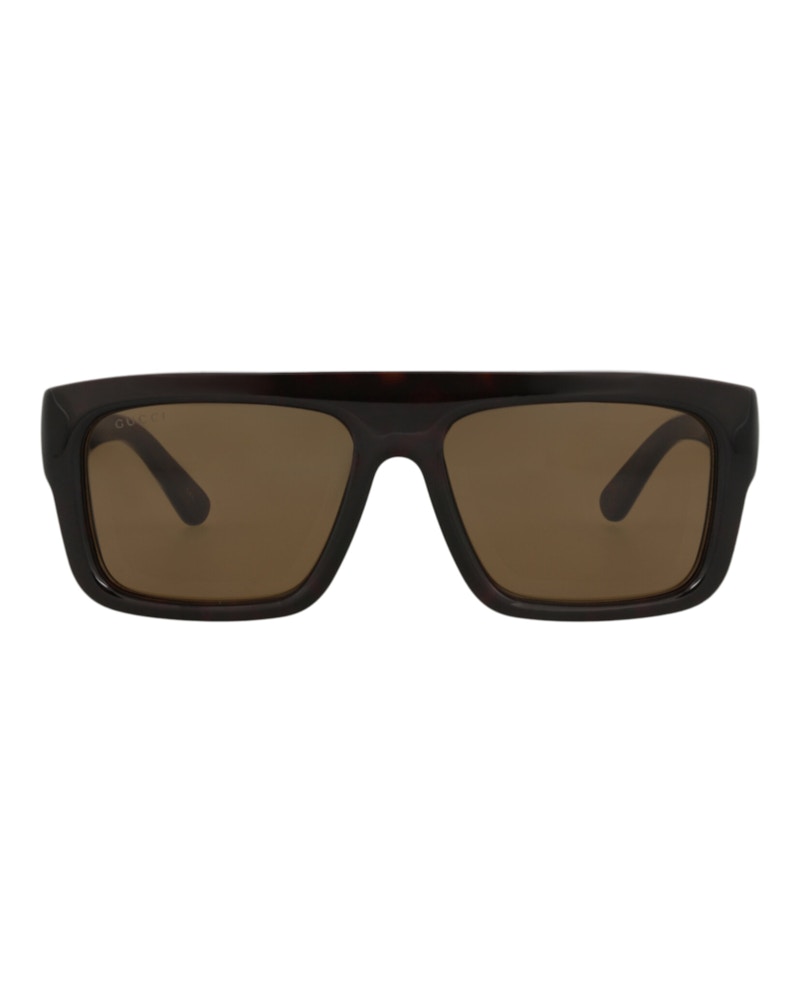 Gucci Square-Frame Recycled Acetate Sunglasses Havana Havana Brown ...