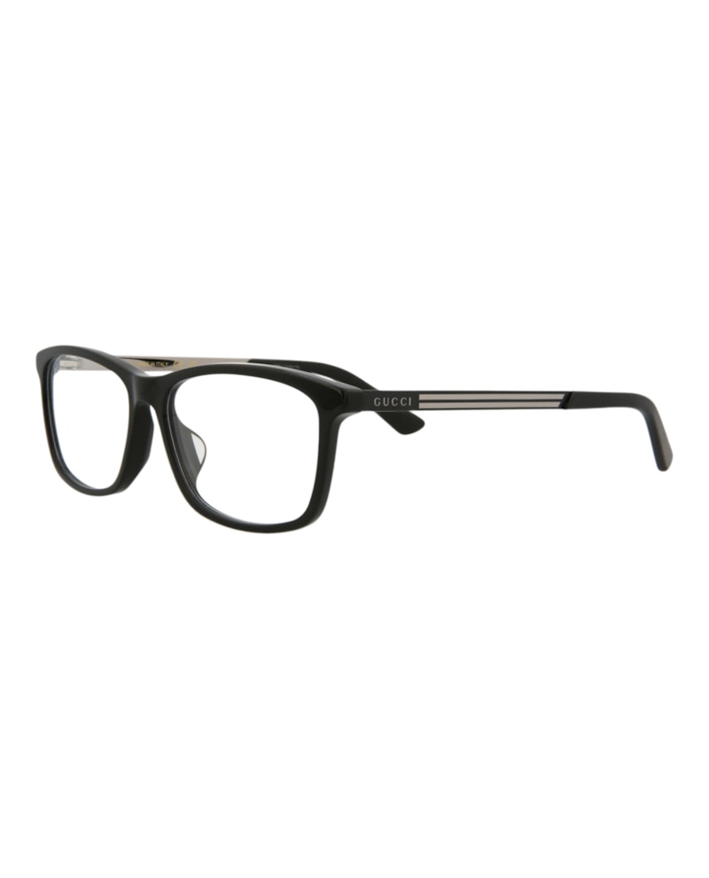 Gucci Square Rectangle Optical Frames Black/Black/Transparent (GG0699OA ...