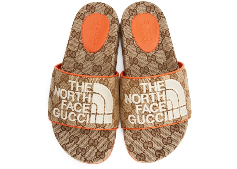 Gucci x The North Face Edition GG Sandal Beige Orange (Women's ...