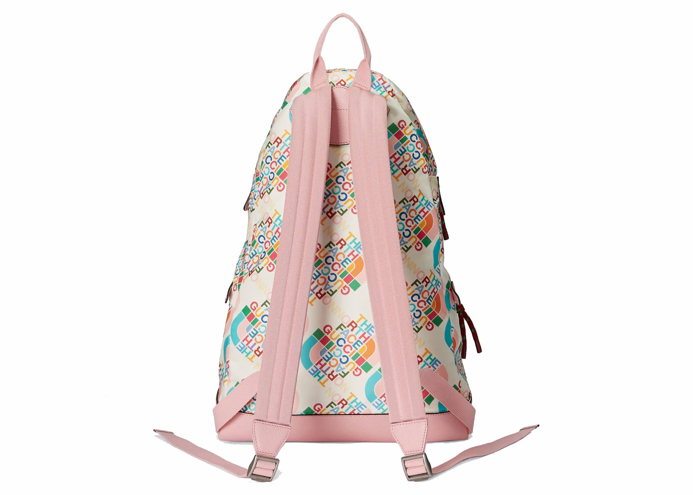 Gucci X The North Face Gucci Backpack Ivory In Recycled Nylon Us