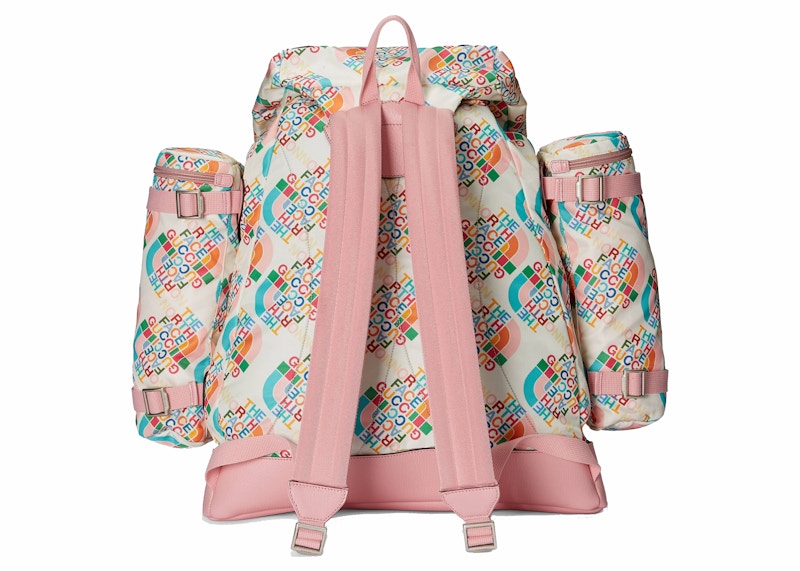 Gucci x The North Face Gucci Backpack Ivory/Multicolor in Recycled ...