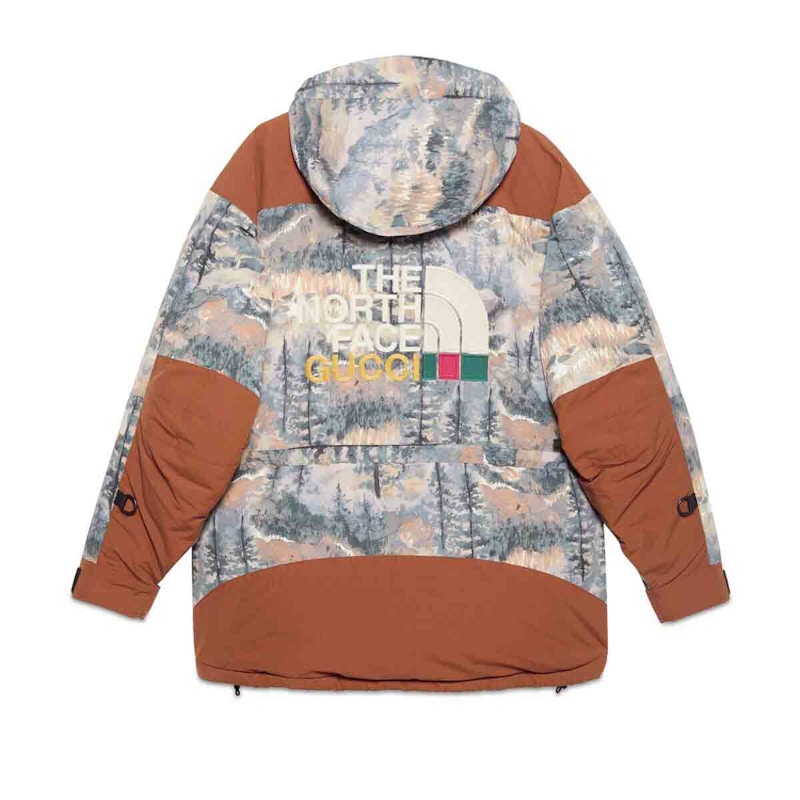 Gucci x The North Face Padded Jacket (FW21) Forest Print Men's - FW21 - US