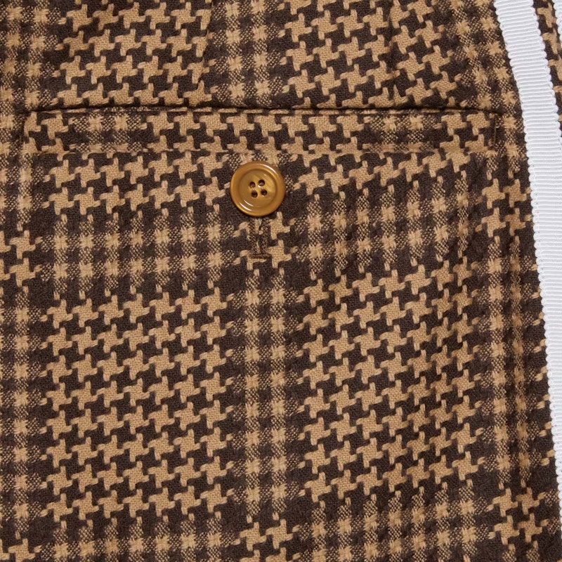 Gucci x adidas Prince Of Wales Pant Camel/Brown - FW22 - US