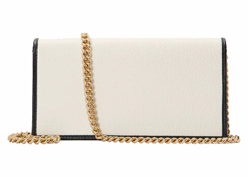 Gucci x adidas Wallet With Chain Off-White in Coated Canvas/Leather ...
