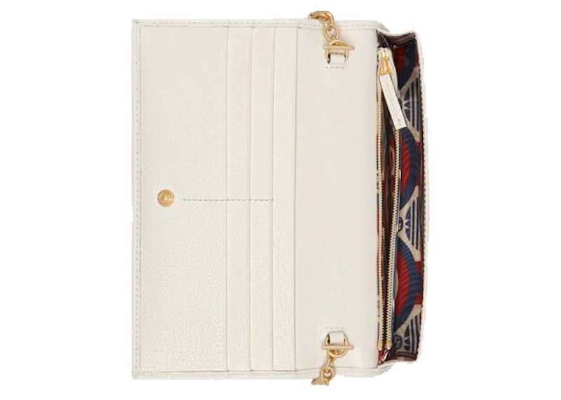 Gucci x adidas Wallet With Chain Red in Coated Canvas/Leather with Gold ...