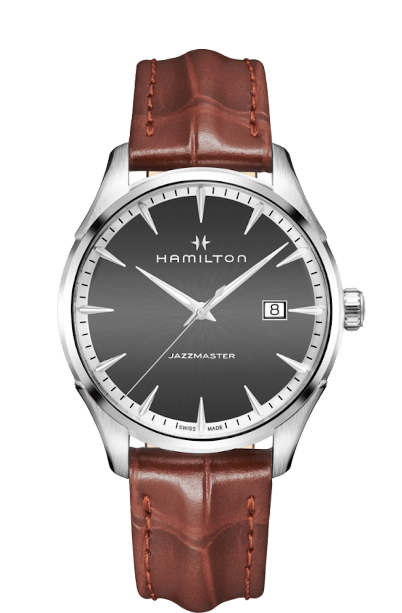 Hamilton Jazzmaster Gent Quartz H32451581 40mm in Stainless steel - ES