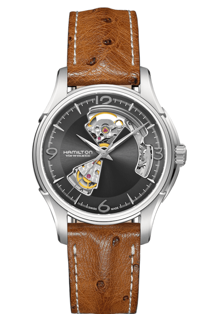 Hamilton Jazzmaster Open Heart Auto H32565585 40mm in Stainless steel - US