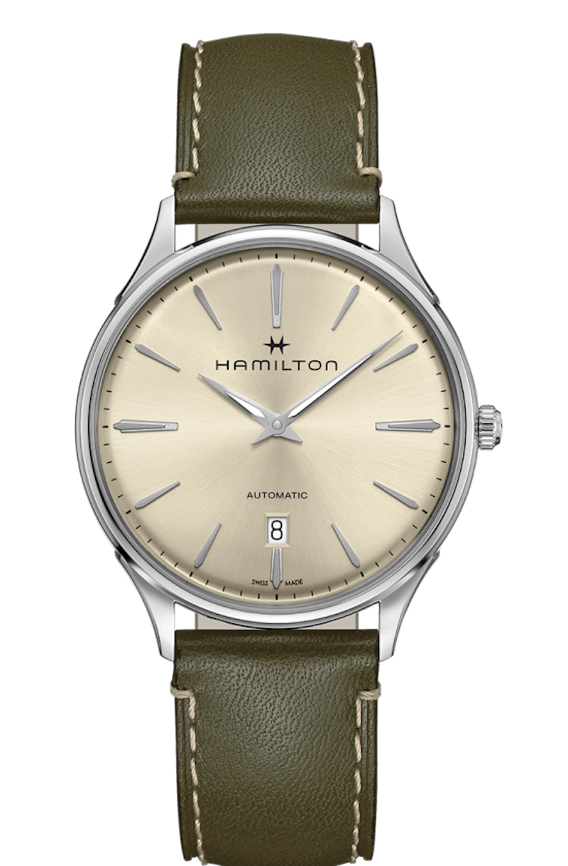 Hamilton Jazzmaster Thinline Auto H38525811 - 40mm in Stainless steel - KR