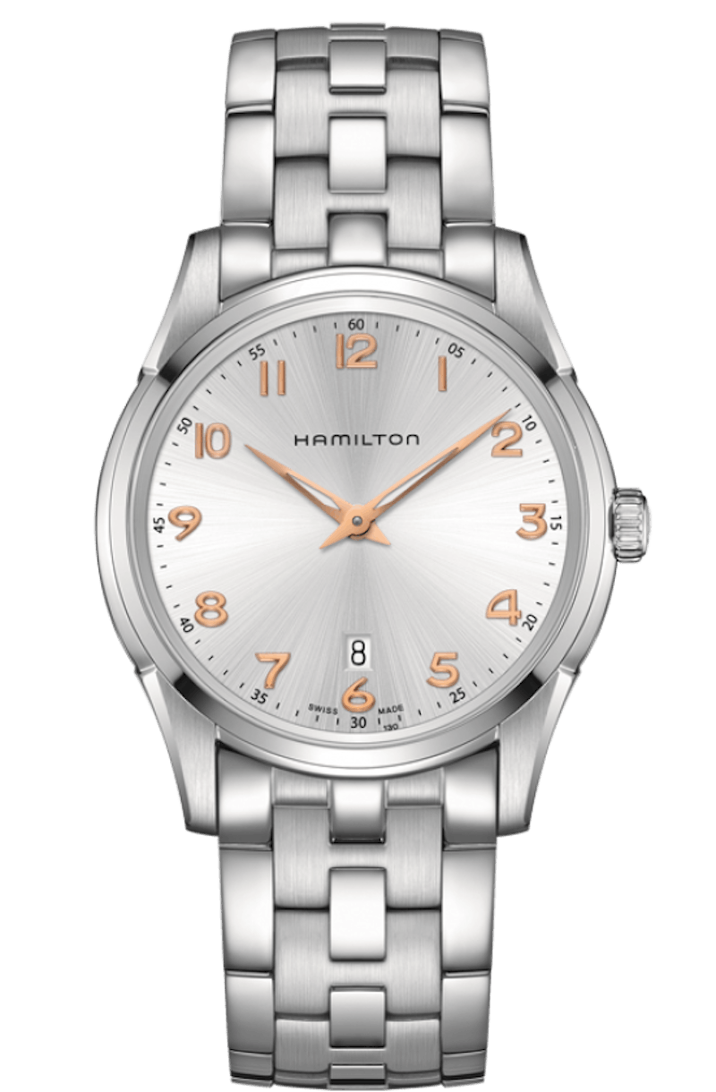 Hamilton Jazzmaster Thinline Quartz H38511113 42mm in Stainless steel - US