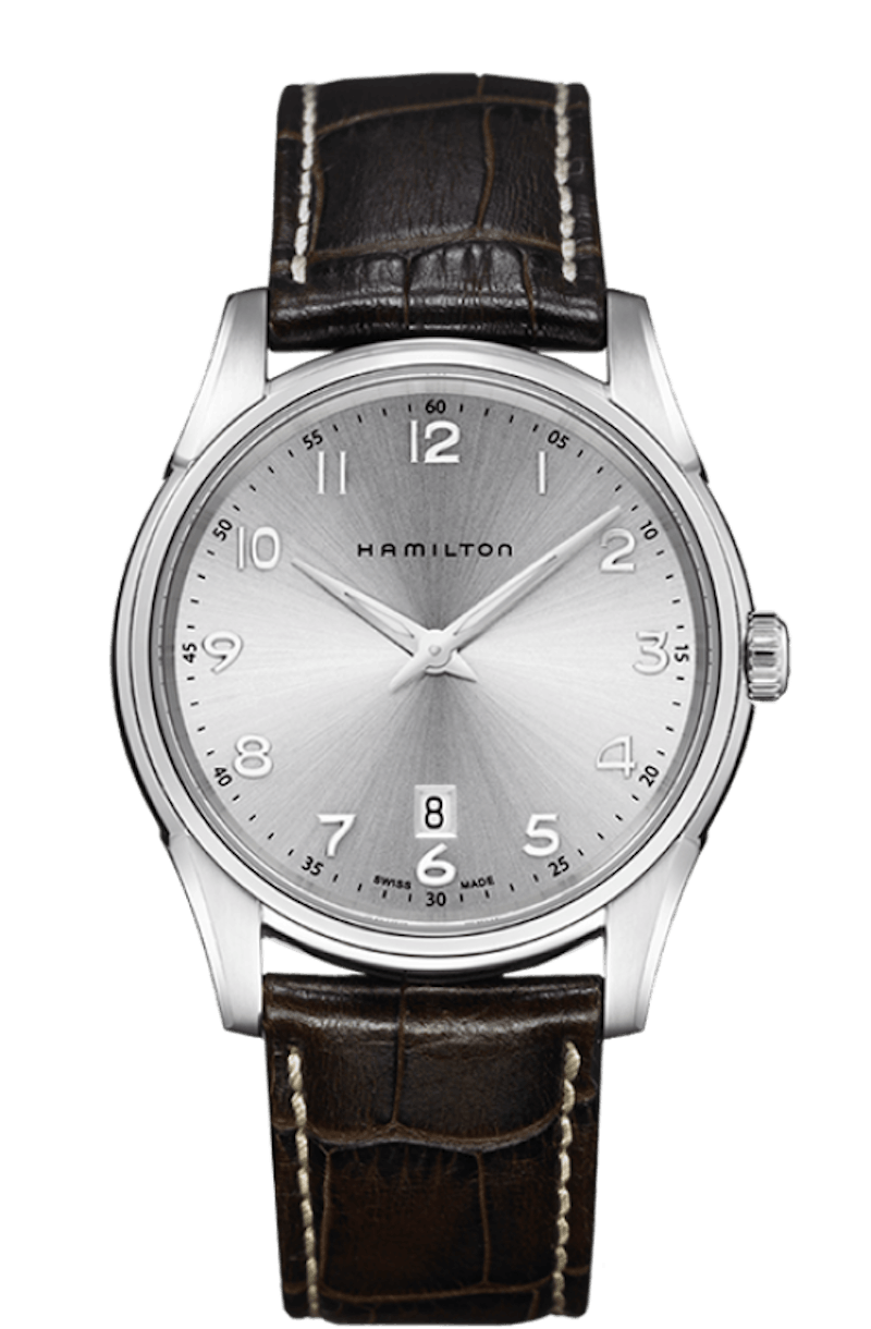 Hamilton Jazzmaster Thinline Quartz H38511553 42mm in Stainless steel - KR