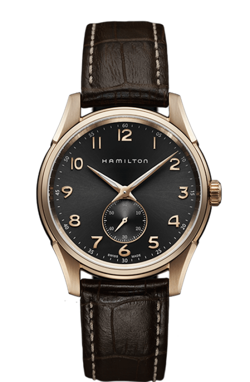 Hamilton Jazzmaster Thinline Small Second Quartz H38441583 - 40mm in ...