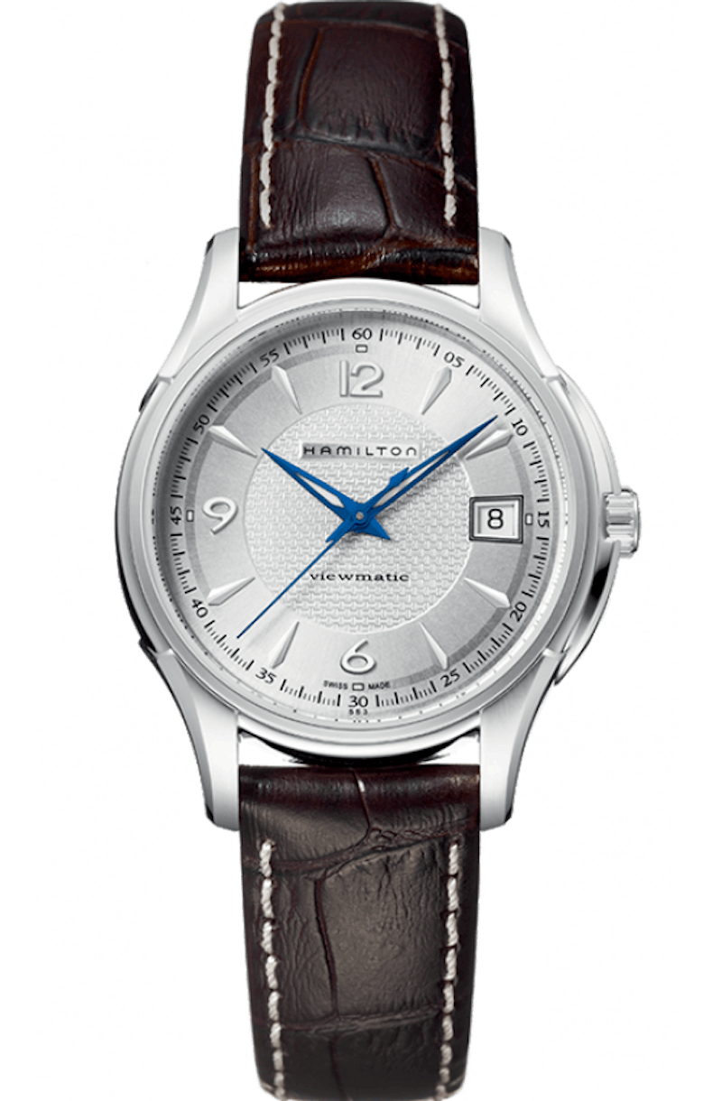 Hamilton Jazzmaster Viewmatic Auto H32455557 37mm in Stainless steel - ES