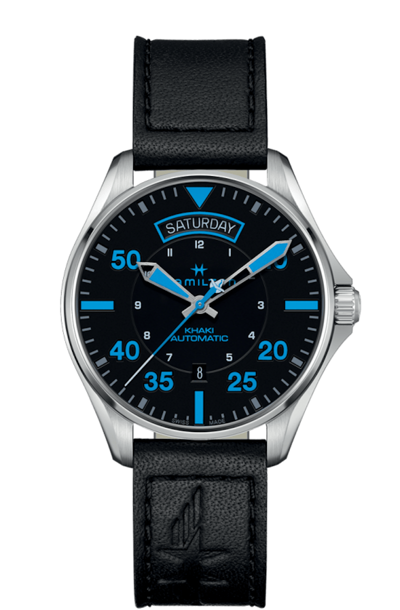 Hamilton Khaki Aviation Khaki Pilot Day-Date - Air Zermatt Auto ...