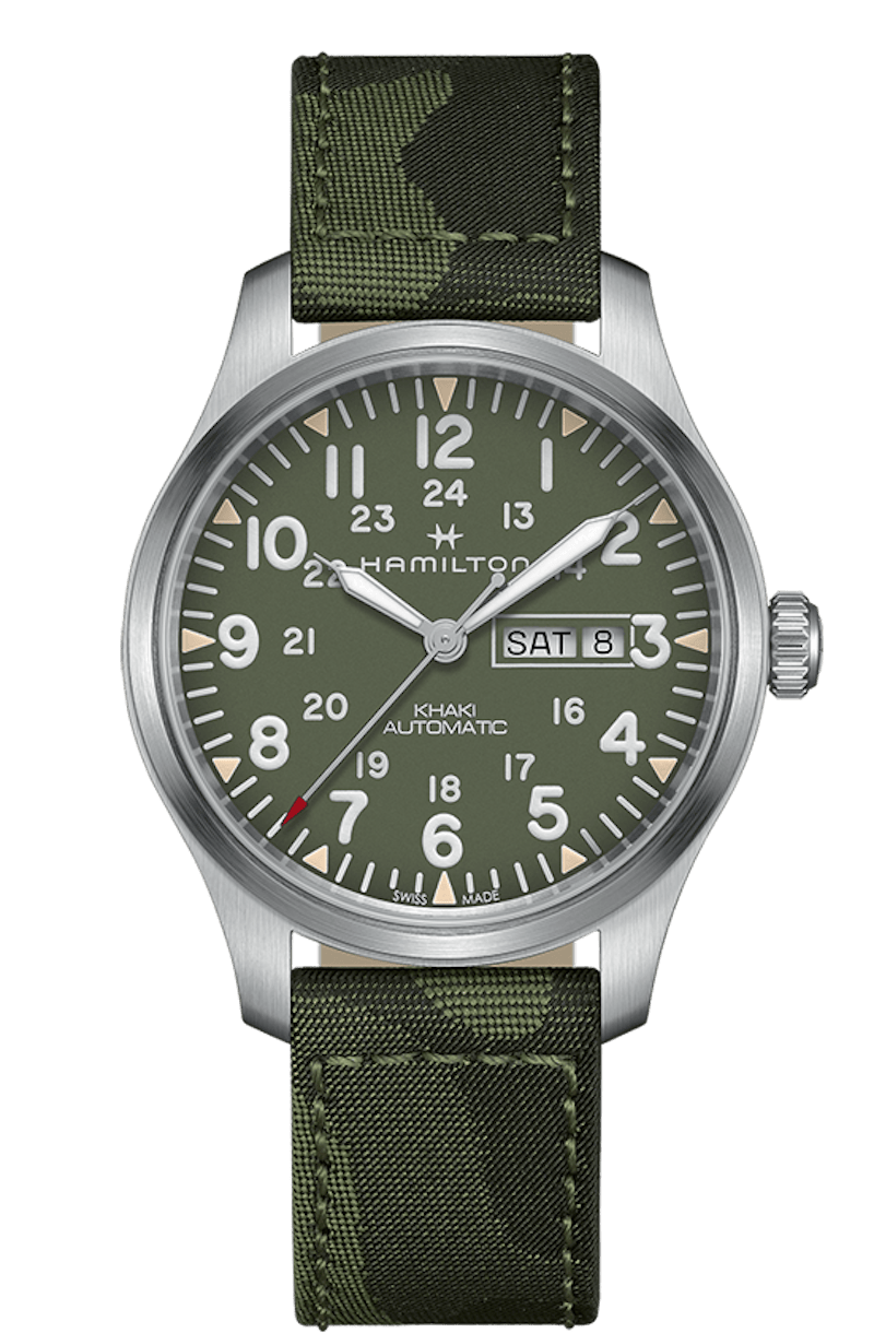 Hamilton Khaki Field Day Date Auto H70535061 42mm in Stainless steel - US
