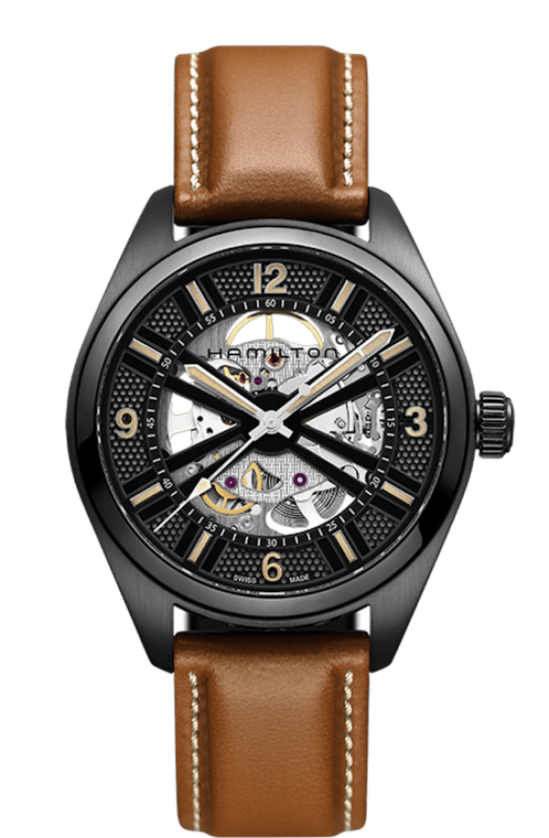 Hamilton Khaki Field Skeleton Auto H72585535 42mm in Stainless steel - KR