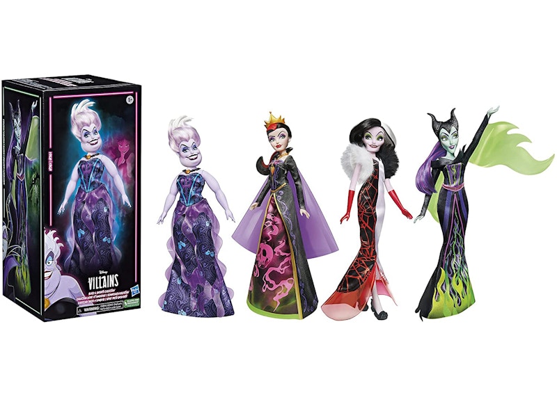 Hasbro Disney Villans Black and Brights Collection Amazon Exclusive 4 ...