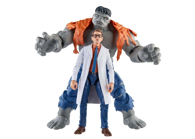Hasbro Marvel Legends Series Avengers 60th Anniversary Gray Hulk & Dr ...