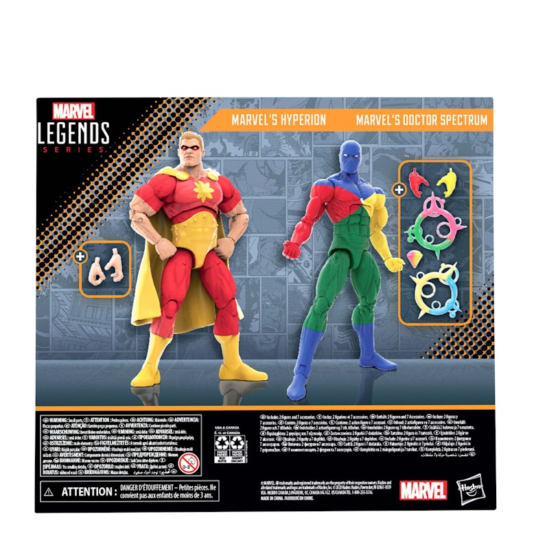 Hasbro Marvel Legends Series Squadron Supreme Hyperion and Doctor ...