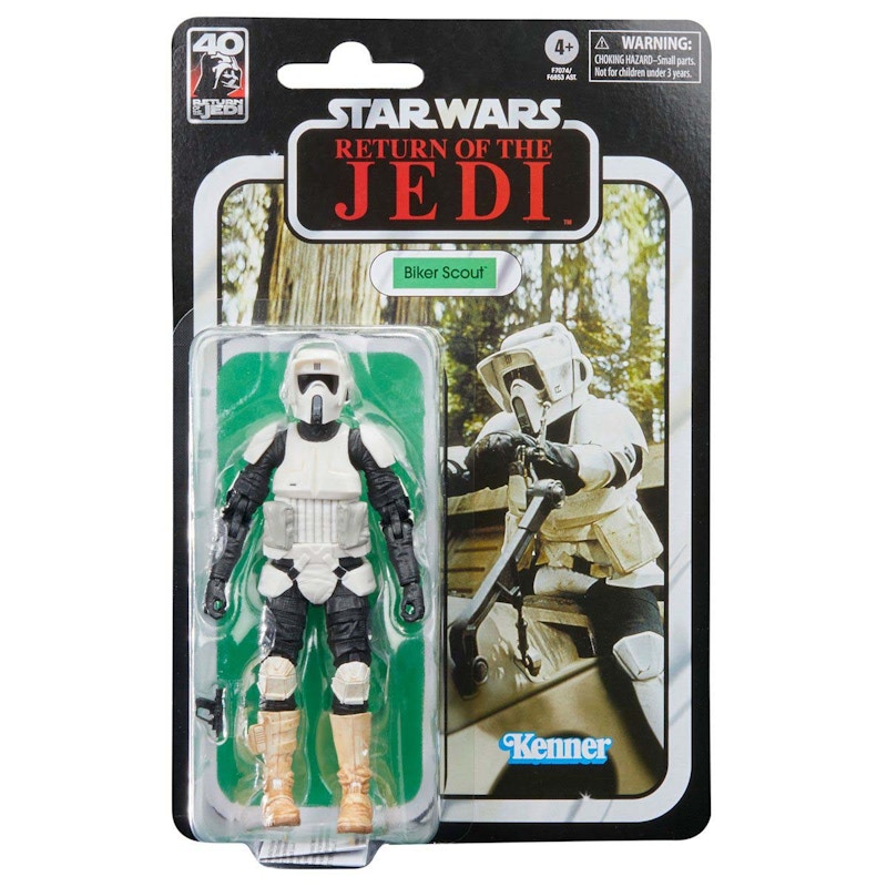 Hasbro Star Wars The Black Series ROTJ 40th Anniversary Biker Scout ...