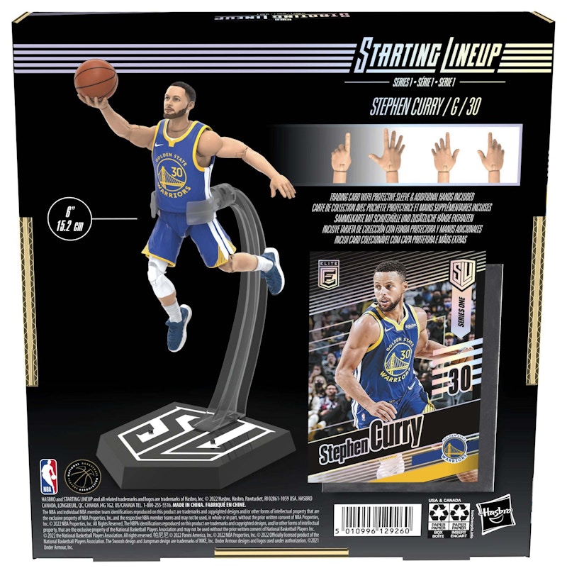Hasbro Starting Lineup NBA Season 1 Golden State Warriors Stephen Curry ...