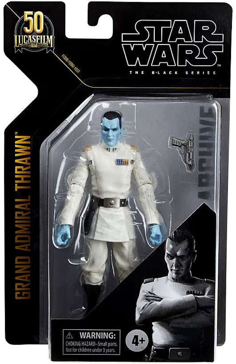 Hasbro Star Wars Black Series Archive Grand Admiral Thrawn Action ...
