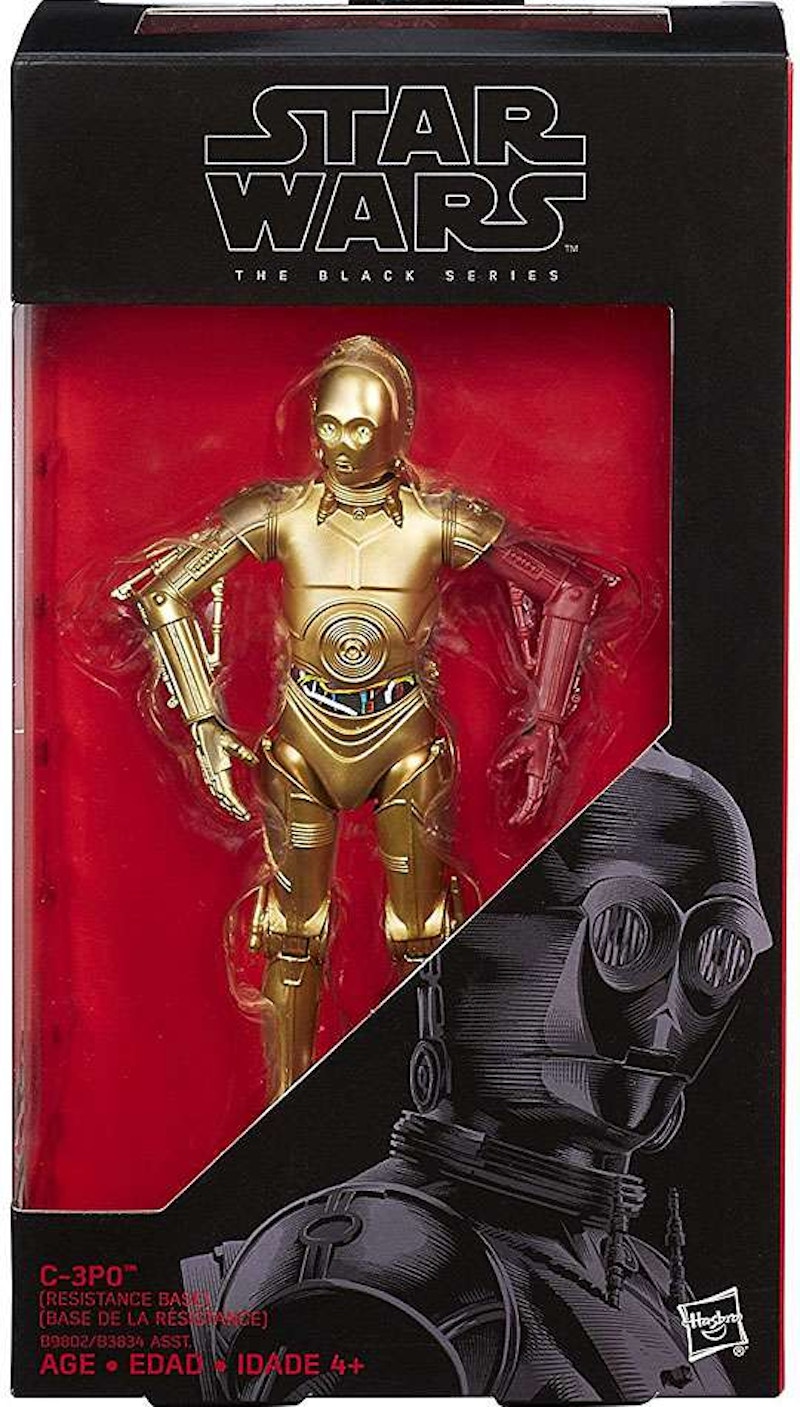 Hasbro Star Wars Black Series C-3PO (Resistance Base) (Red Arm) Action ...
