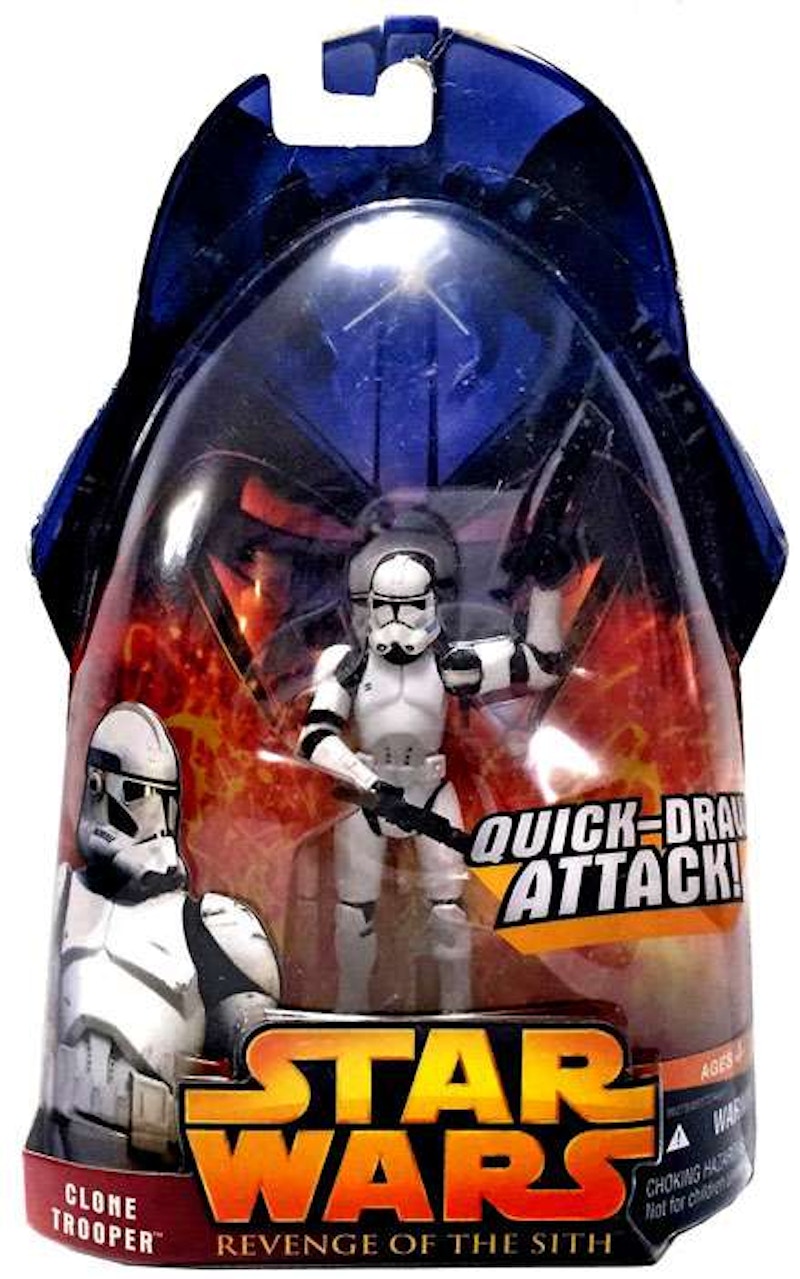 Hasbro Star Wars Clone Trooper Quick Draw Attack Action Figure - US