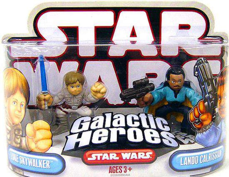 Hasbro Toys Star Wars Galactic Heroes 2007 Luke Skywalker & Lando ...