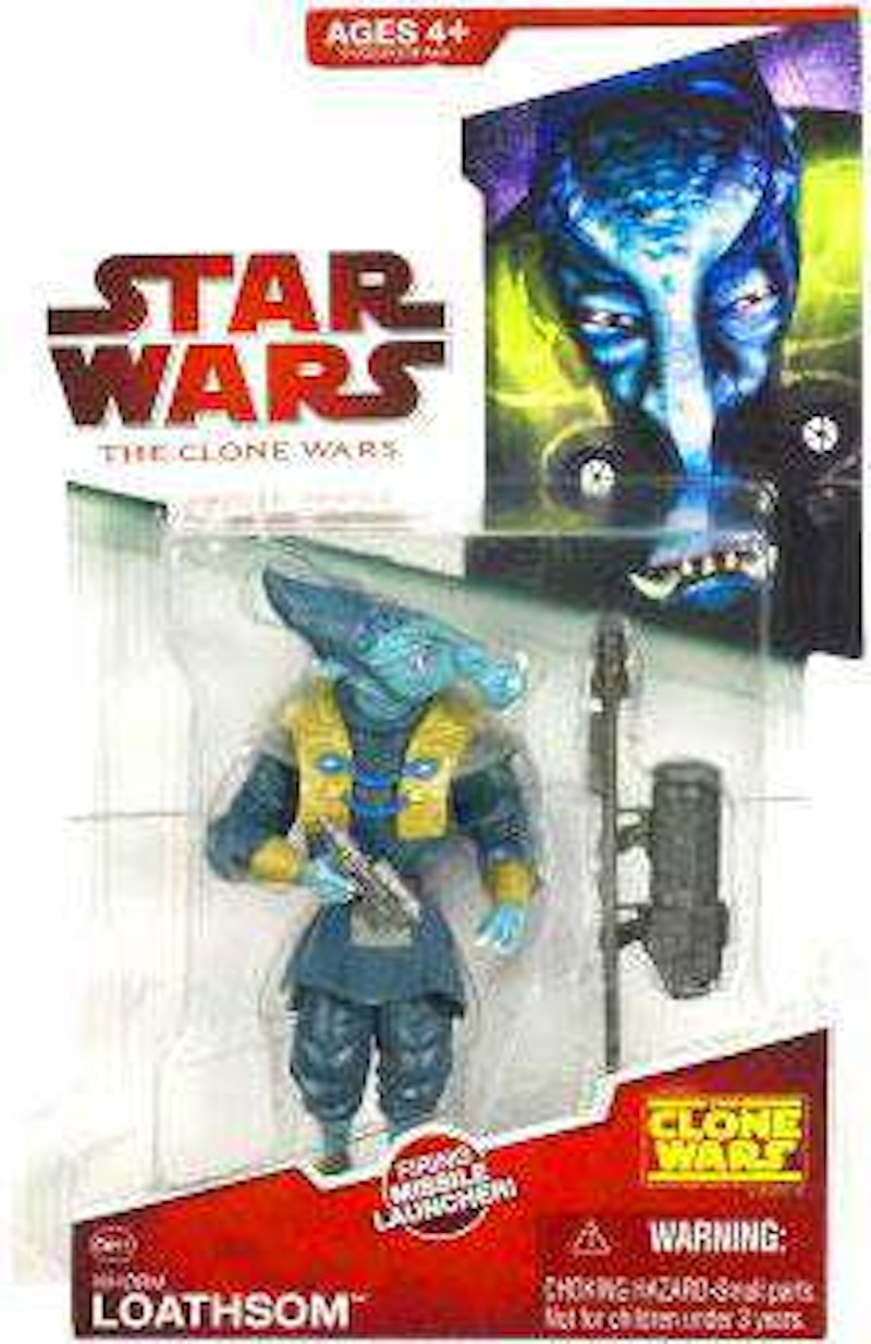 Hasbro Star Wars The Clone Wars General Whorm Loathsom Action Figure - DE