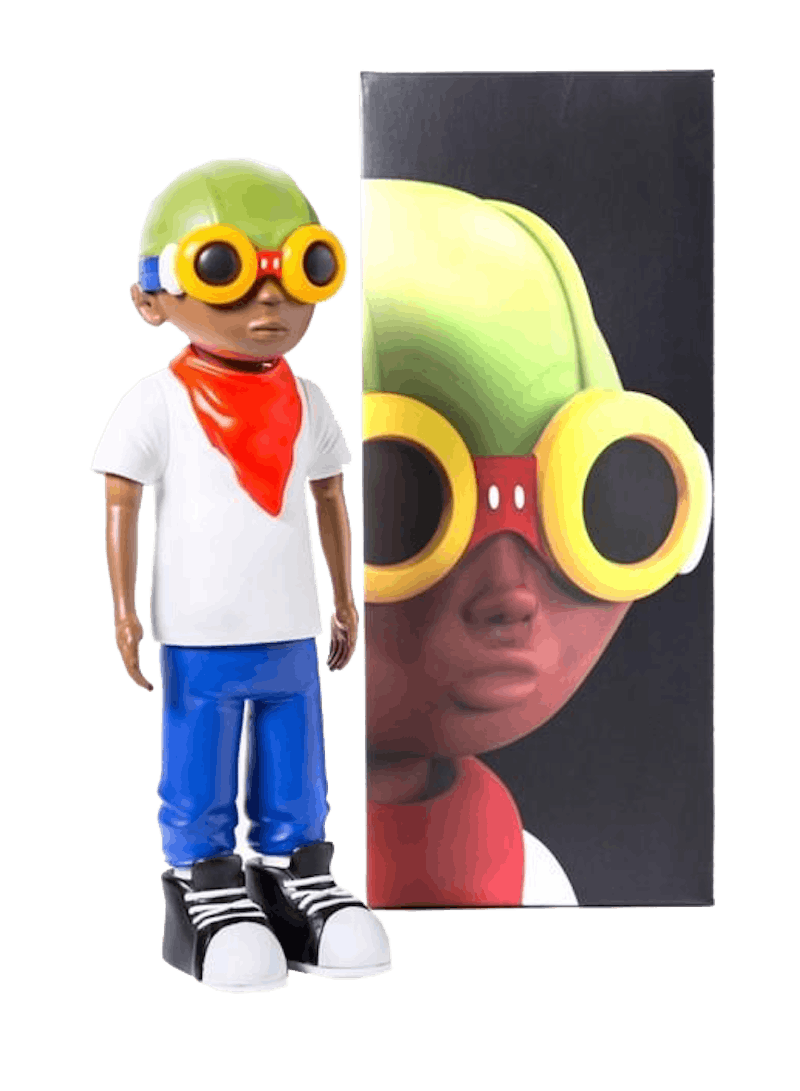 Hebru Brantley Fly Boy White Tee Vinyl Figure Multi - 2016 - FR