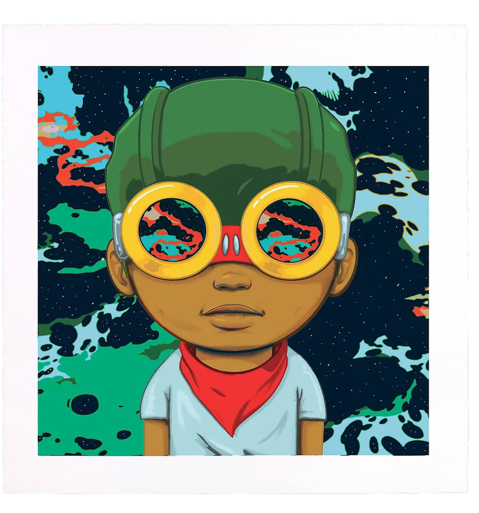 Hebru Brantley Space Is The Place Print Signed Edition Of 100 FW21 hebru-brantley-space-is-the-place-print-signed-edition-of-100-fw21