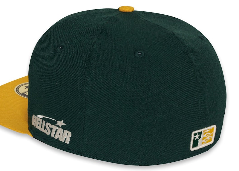 Hellstar Baseball Fitted Hat Green Men's - SS24 - GB