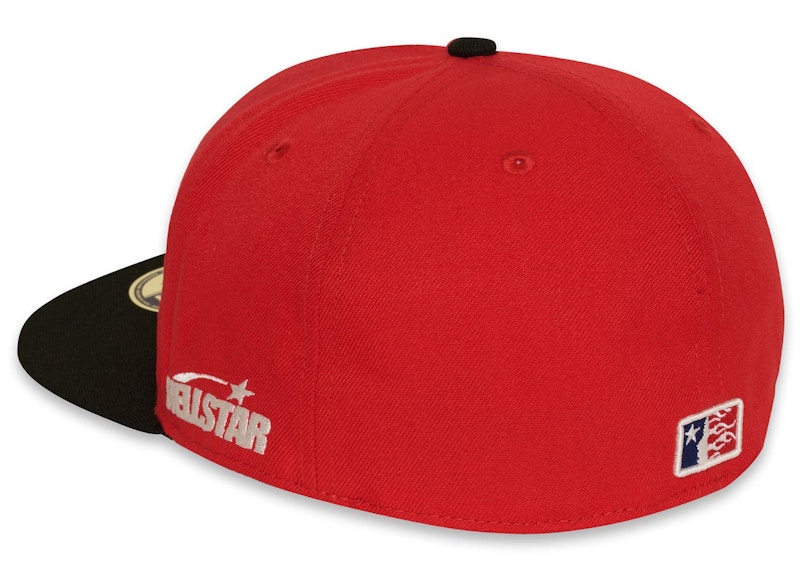 Hellstar Baseball Fitted Hat Red Men's - SS24 - US